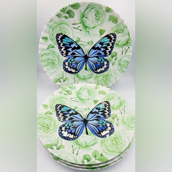 Rachel Zoe | Dining | 4 Dinner Plates Rachel Zoe Spring Floral ...